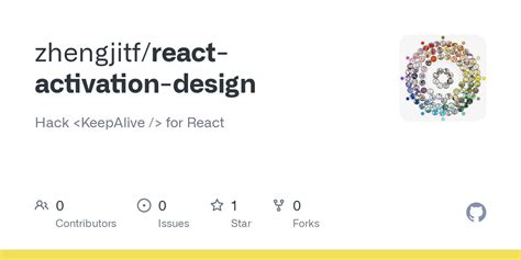 Github Zhengjitf React Activation Design Hack For React