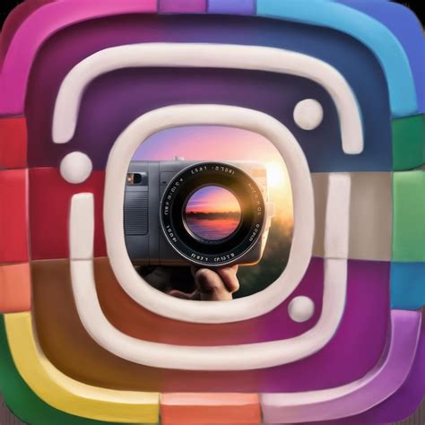Premium Photo Instagram Logo Icon On Colour Instagram Color Icon