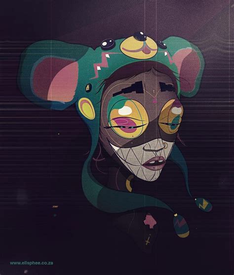 the unmistakable characters of sphelele gumede african digital art