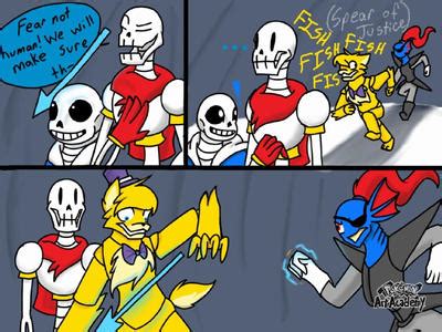 Undertale X Fnaf Page By Animatedgamer On Deviantart