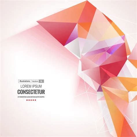 22 194 Geometric Background With Polygons Vector Images Depositphotos