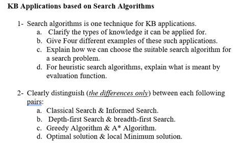 solved kb applications based on search algorithms 1 search