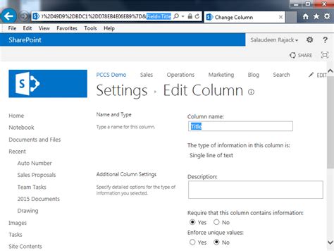How To Rename The Id Column In A Sharepoint List Sharepoint Diary