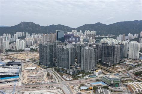 Aerial View Of The Developing Residential Area Of Kai Tak Kai Tak