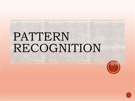 Pattern Recognitionpptx