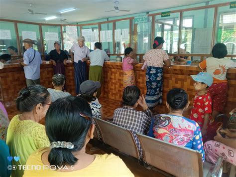 သနပ်ပင်မြို့နယ် မြန်မာ့စီးပွားရေးဘဏ်တွင် အငြိမ်းစားဝန်ထမ်းများ၏ ပင်စင်လစာများ စတင်ထုတ်ပေးလျက်ရှိ