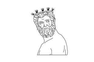 Ancient Greek Mythology Olympian Gods Hades Svg Cut File By Creative