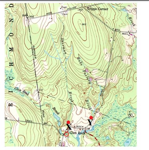 Solved Delineate The Watershed Boundary On The Topographic Chegg