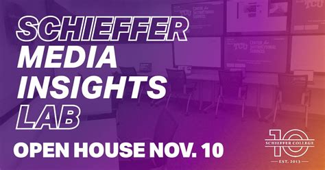 Schieffer Media Insights Lab On Linkedin Come Visit Our Exciting New Facilities