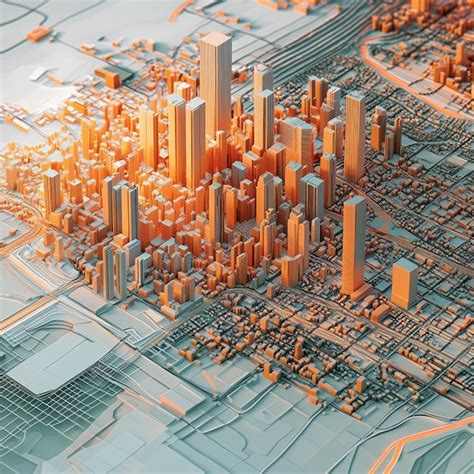 Data Visualization Techniques For Urban Planning Premium Ai Generated Image