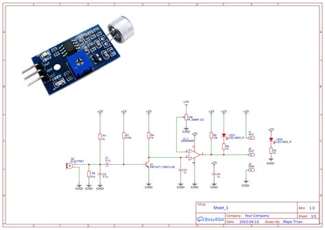 Arduino Lm393 Sound Sensor Module Easyeda Open Source Hardware Lab