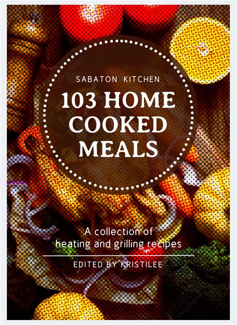 레시피 북 표지 가정 요리 포스터 이미지 사진 466851320 무료 다운로드