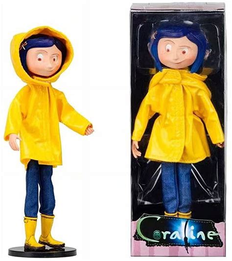 Coraline Articulated Figure Coraline In Rain Coat Classic Movie