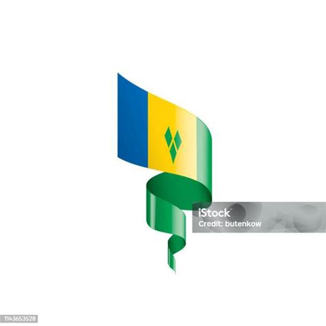 세인트 빈센트 그레나딘 국기 흰색 바탕에 벡터 일러스트 레이 션 국가 지리적 지역에 대한 스톡 벡터 아트 및 기타 이미지 국가 지리적 지역 국기 그레나딘즈 Istock
