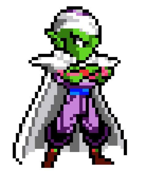 Demon King Piccolo Pixel Art Easy Pixel Art Pattern