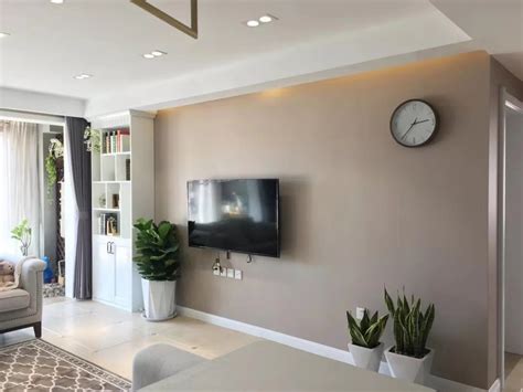 电视墙刷乳胶漆，简单省钱，还可以搭配各种风格装修