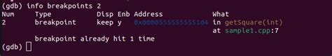 List Of Gdb Commands And What They Do