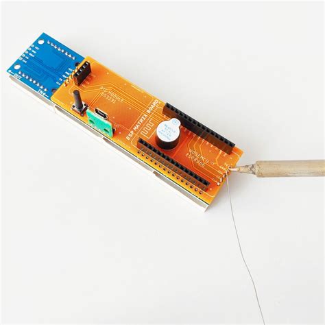 Digital Clock Led Dot Matrix Esp Matrix Android App 14 Steps Instructables