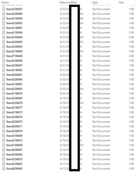 Importing Multiple Txt Files Into Excel Based On The Date Last