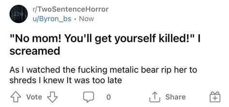 Fucking Metallic Bear Guy R2sentence2horror