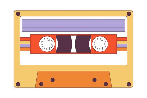 Retro Stereo Music Cassette Tape Analogue Magnetic Audio Tape Cassette With Retro Label As