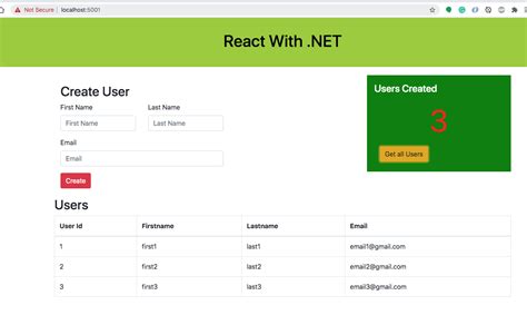 how to develop and build react app with core backend by bhargav