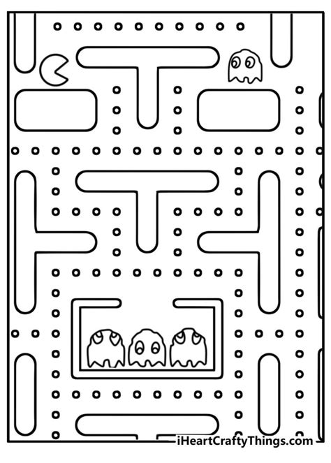 30 New Pac Man Coloring Pages 100 Free To Print