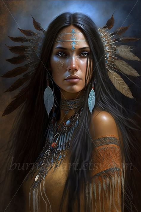 Native American Women Paintings