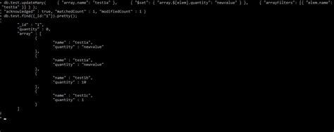 Mongodb Query A Document By Its Nested Array Of Objects And Update All Objects Inside Document