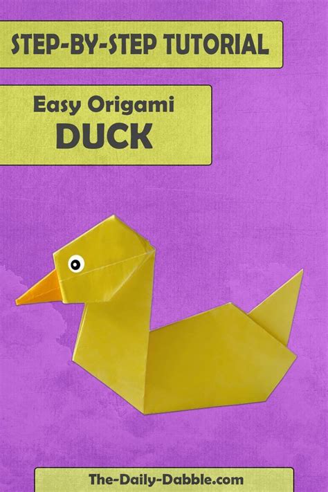 How To Make An Origami Duck Artofit