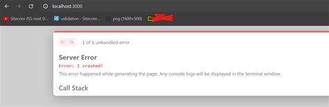 Error Boundary Not Working In Sitecore Jss With Nextjs Project