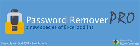 Password Protection Remover Free Office Excel Add In