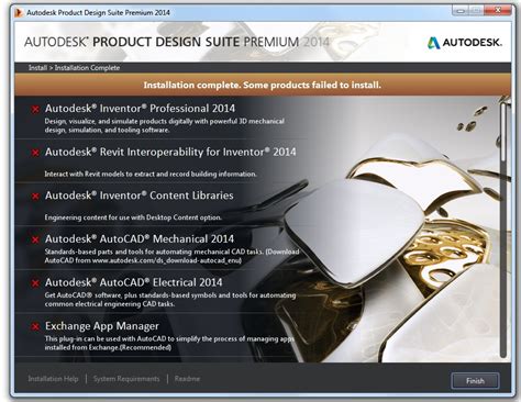Inventor 2014 Instilation Failed C