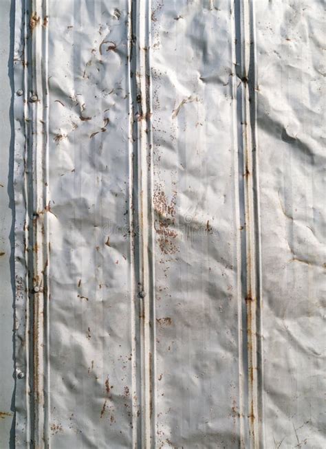Dented Rusty Barn Tin Background Stock Image Image Of Texture Scratched 28704533