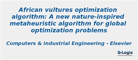african vultures optimization algorithm s logix