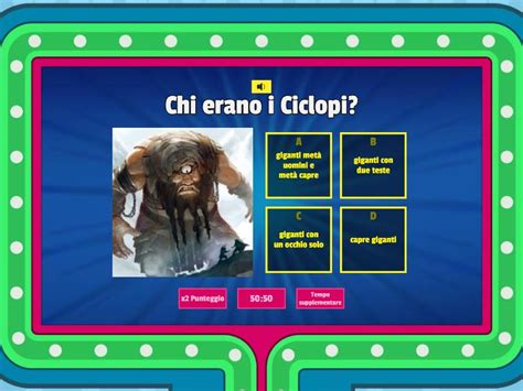 La Storia Di Polifemo Gameshow Quiz