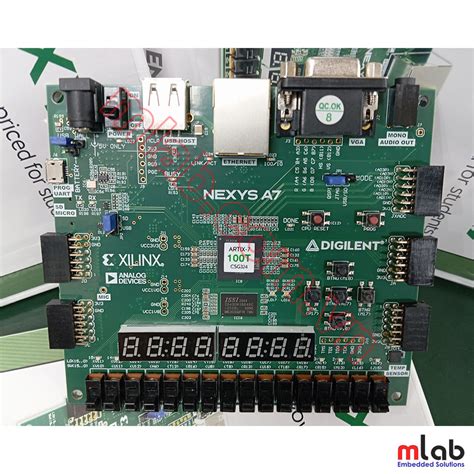 Nexys A7 Fpga Trainer Board Recommended For Ece Curriculum Artix 7 Xilinx
