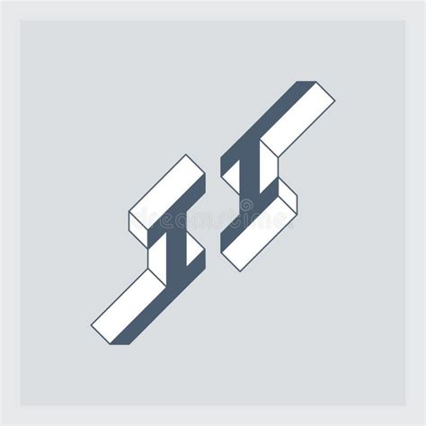 Letter I Or Number 1 And Letter I Monogram Or Logotype Three Dimension Letters Or Number 11 Letter I Or Number 1 And Letter I Monogram Or Logotype Three Dimension Letters Or Number 11