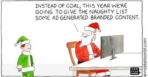 Its Beginning To Look A Lot Like Ai Generated Content Cartoon