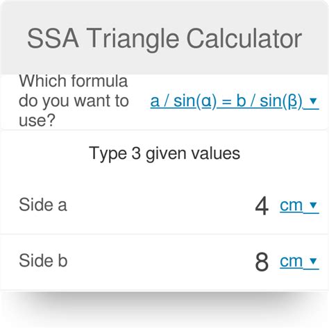 Ssa Triangle Calculator Flash Sales