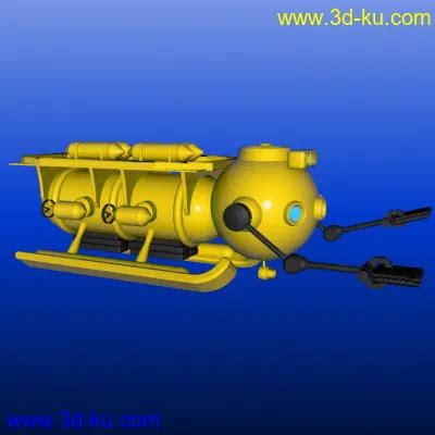 深海探测器 3D模型