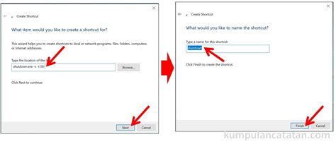 Cara Membuat Shortcut Shutdown Dan Restart Di Windows 10