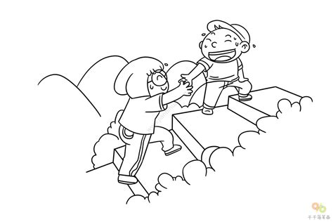 爬小山简笔画 小山简笔画 小山丘简笔画 大山谷图库