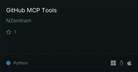 Score Github Mcp Tools Glama Score Github Mcp Tools Glama