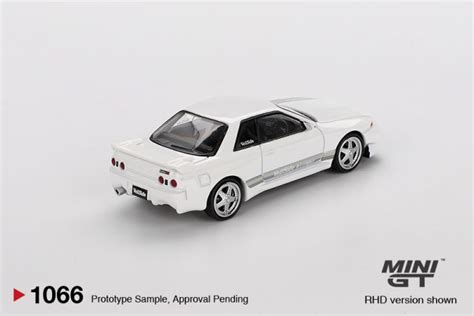 Mini Gt 1 64 Diecast Model Car Nissan Skyline Gt R R32 Veilside Combat C I White Blister