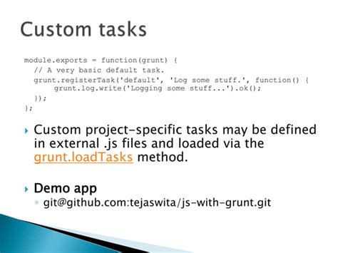 Grunt To Automate Js Build Ppt