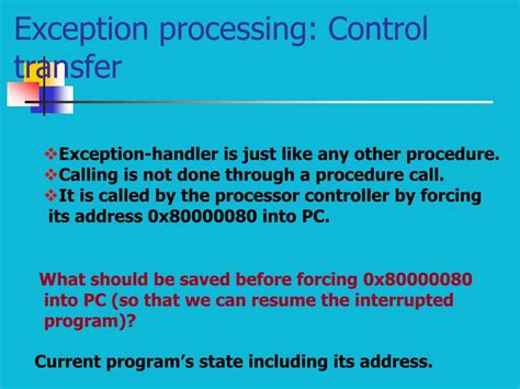 Ppt Lecture 16exception Processing Powerpoint Presentation Free