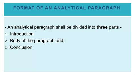 Analytical Paragraph 1pptx