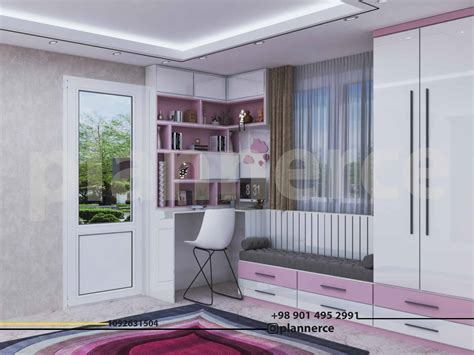 طراحی کمد دیواری دخترانه گروه طراحی پلنرس طراحی انواع فضاهای داخلی و نما