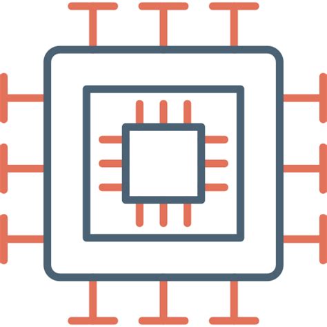 칩 아이콘 Generic Outline Color